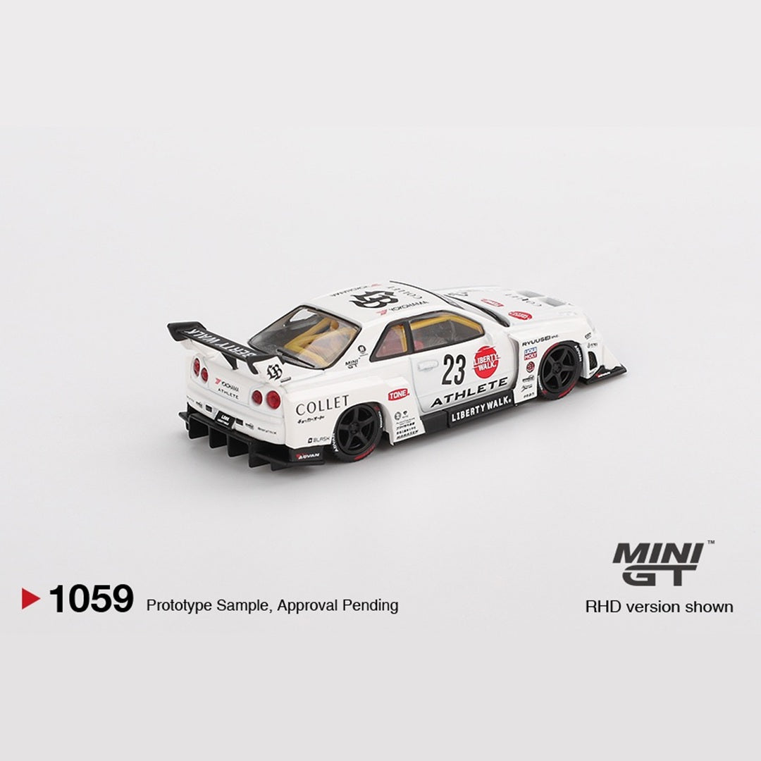 Mini GT 1059 Nissan LB-ER34 Super Silhouette Athlete Collect 1:64 ...