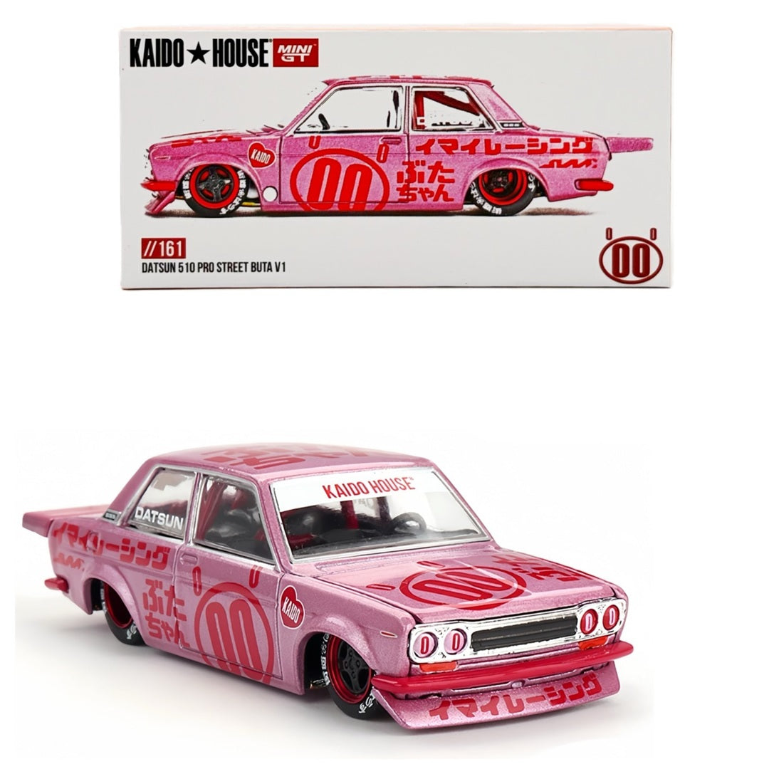 Kaido House x Mini GT #161 Datsun 510 Pro Street Buta V1 1:64 Diecast ...