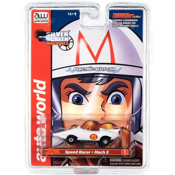 Auto World Speed Racer Mach 5 Slot Car| Dream Street Diecast